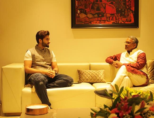 Actor-Producer Jackky Bhagnani hosts Honourable CM of Uttarakhand, Mr ...